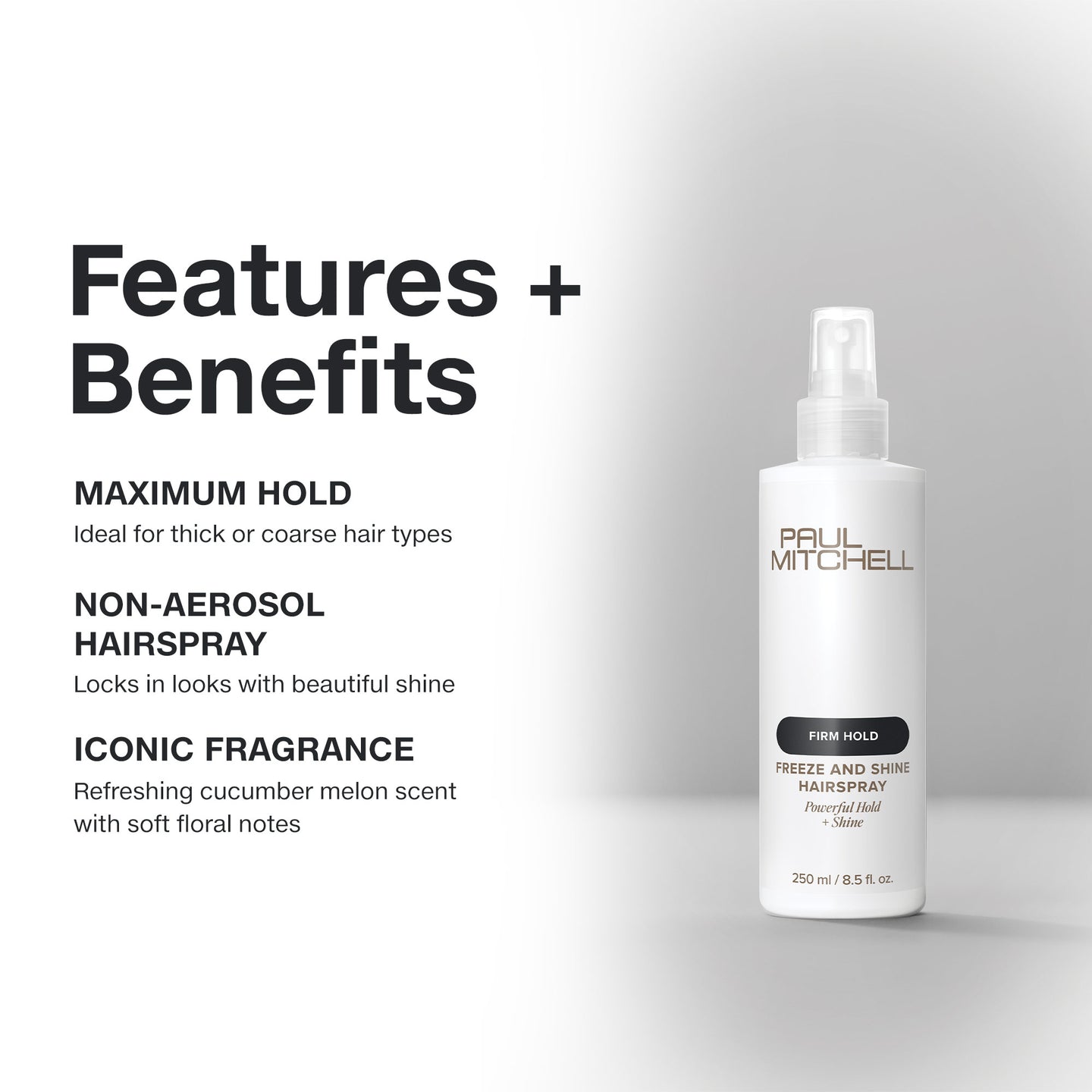 Paul Mitchell Freeze And Shine Super Spray 50% Voc 500ml | Strong Hold ...
