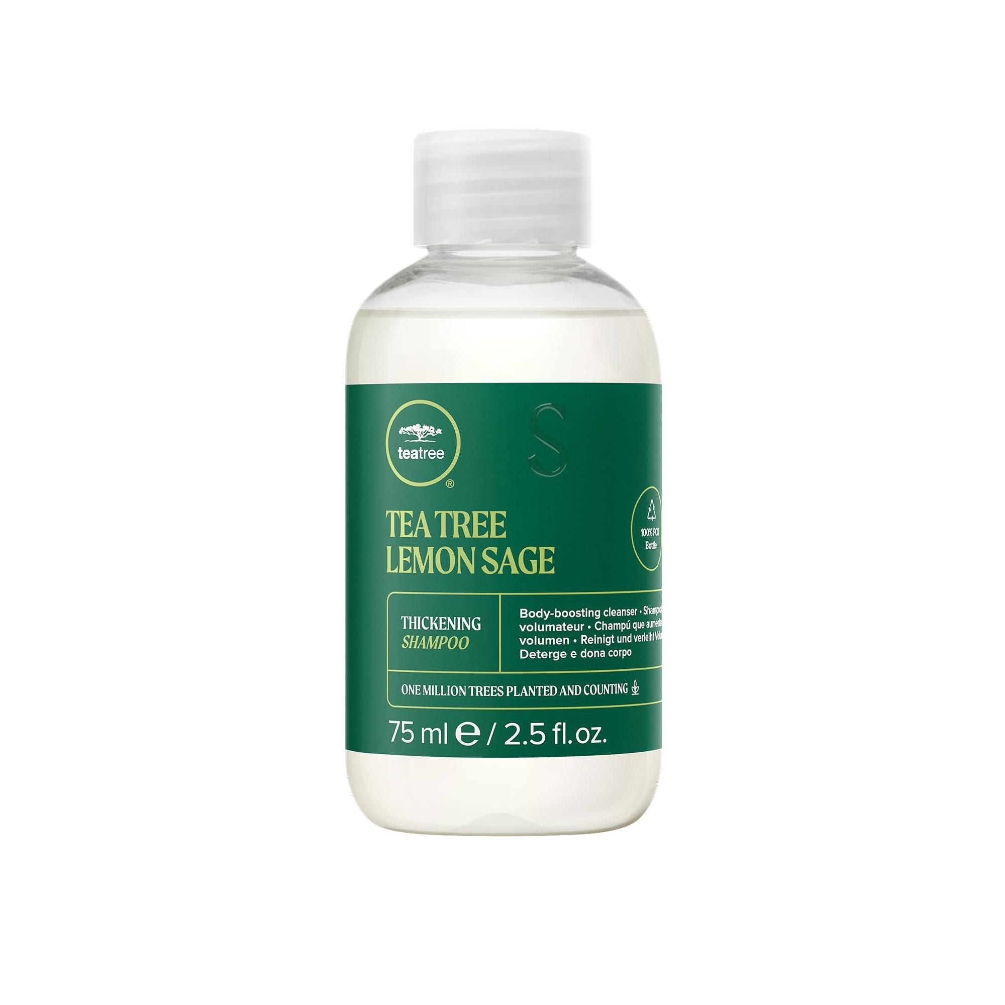 Paul Mitchell Tea Tree Lemon Sage Thickening Shampoo 75ml | Fine Hair ...
